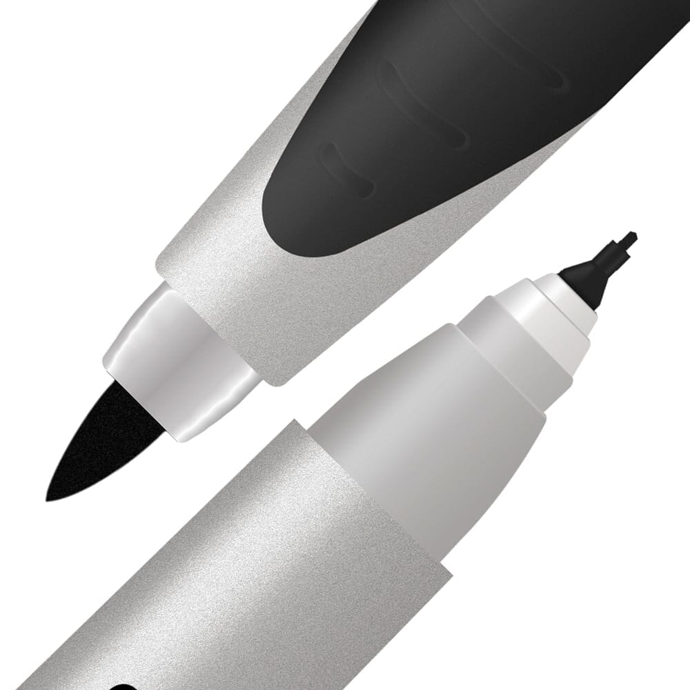 Marcador Perm Signal, Duo,Punto Fino y Extrafino,negro, piezas ...