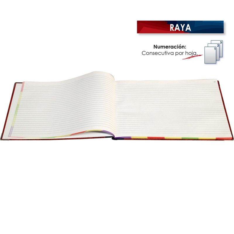 Libro florete rayado italiano 96 hojas estrella. | Libros Contables ...