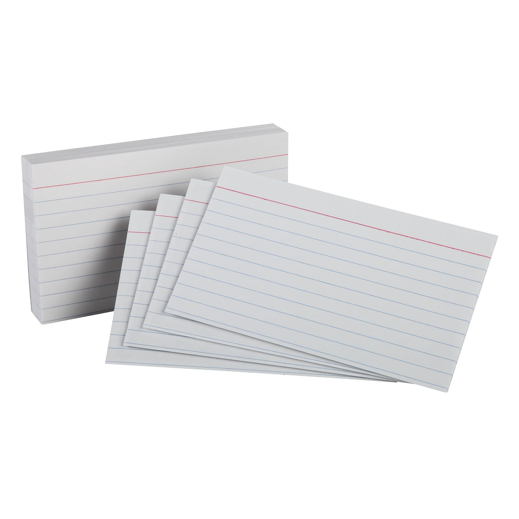Tarjetas Rayadas Oxford Blanco 100pz | Tarjetas | OfficeMax - Office Max
