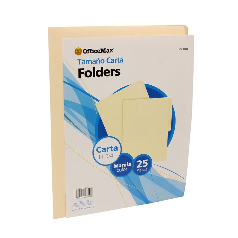 Folder OfficeMax Carta Manila 25pz | Folders | OfficeMax