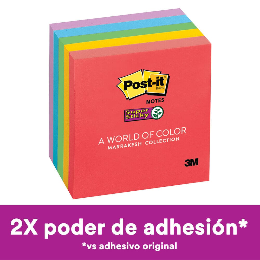 Post-It Notas Super Sticky 3x3" 4 Blocs de 90 hojas | OfficeMax ...