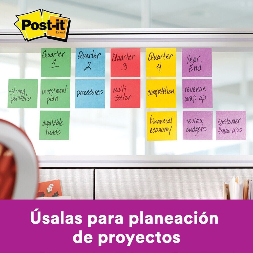 Post-It Notas Super Sticky 3x3" 4 Blocs de 90 hojas | OfficeMax ...