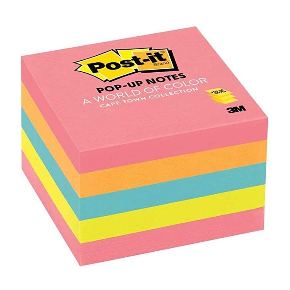 Post-It Notas Pop-Up Capetown Neón 500 hojas | Notas Adhesivas ...