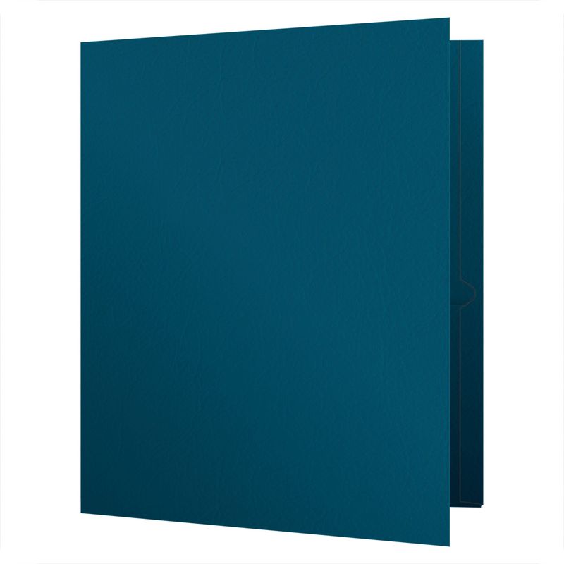 FOLDER PORTAFOLIO AZUL DOBLE SOLAPA CARTA OXFORD 5PZ | Folders | OfficeMax