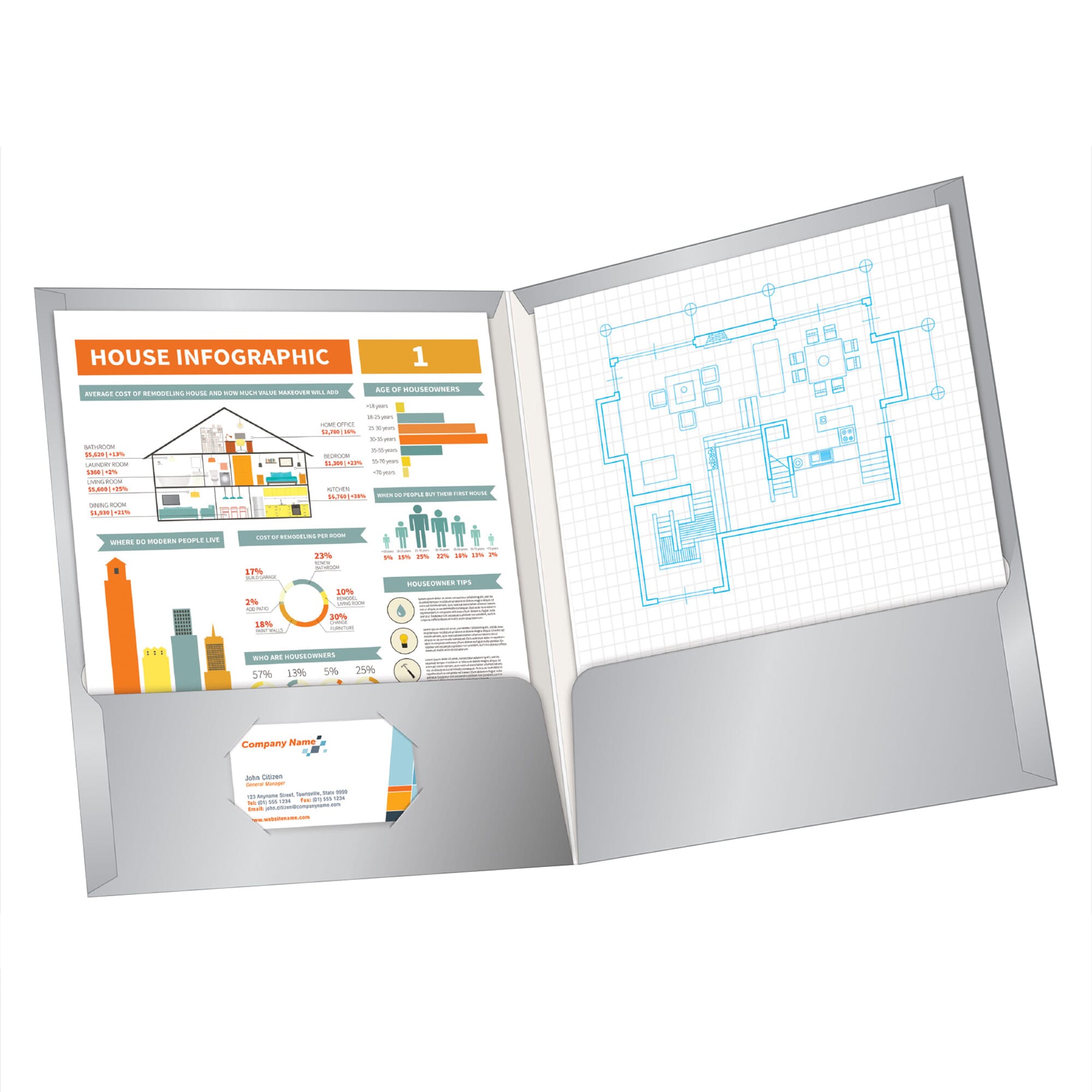 Folder Oxford Carta con solapa Gris 5Pz | Folders | OfficeMax - Office Max