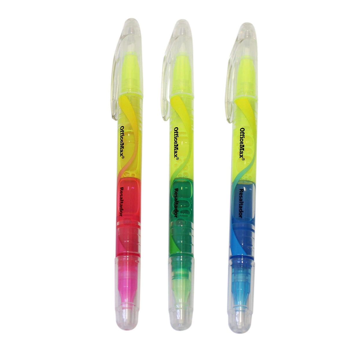 Marcatextos Doble Punta Cincel Multicolor 3 piezas | Marcatextos ...