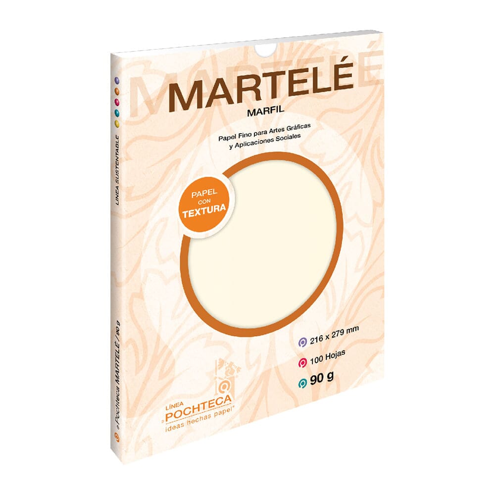 PAPEL MARTELE MARFIL 90GRS TAMANO CARTA 100HJS | Papel Fino | OfficeMax ...