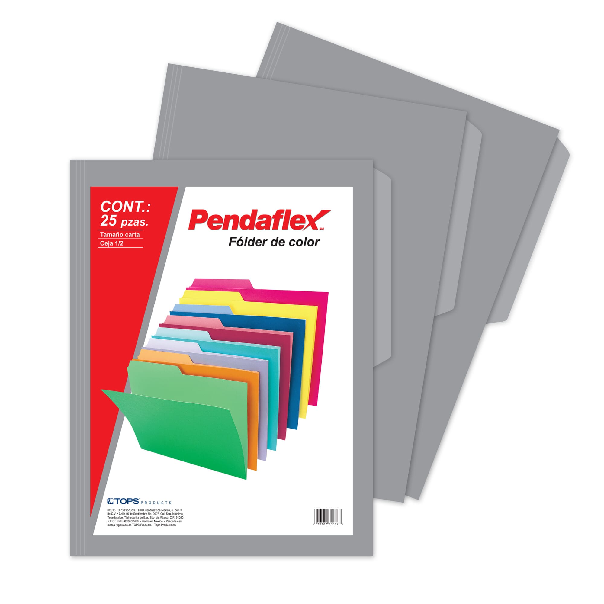 FOLDER GRIS CARTA 25 PIEZAS PENDAFLEX | Folders | OfficeMax - Office Max