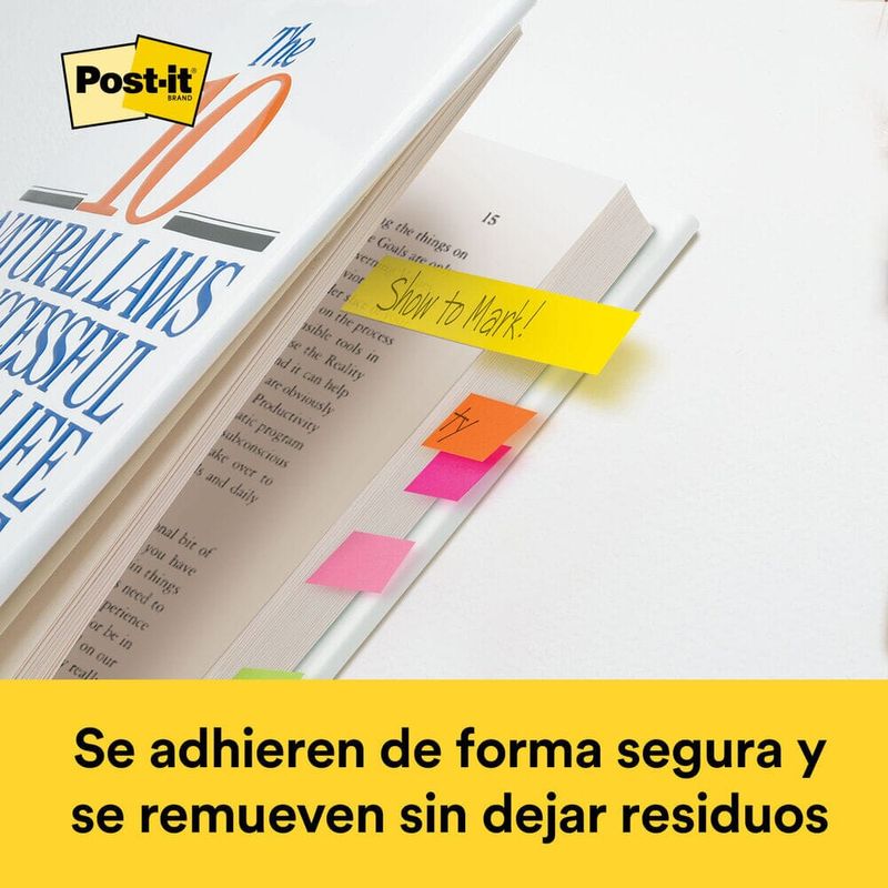 Post-It Mini Marcadores de Página Multicolor 12.7 mm x 44.4 mm | Notas ...