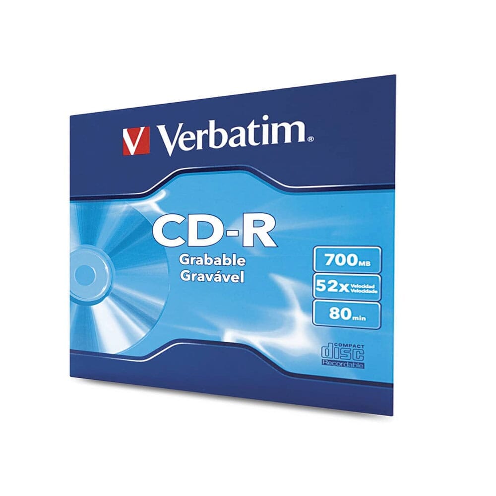 CD-R Verbatim 700MB | Velocidad 52X | 80 Min | Sobre - Office Max