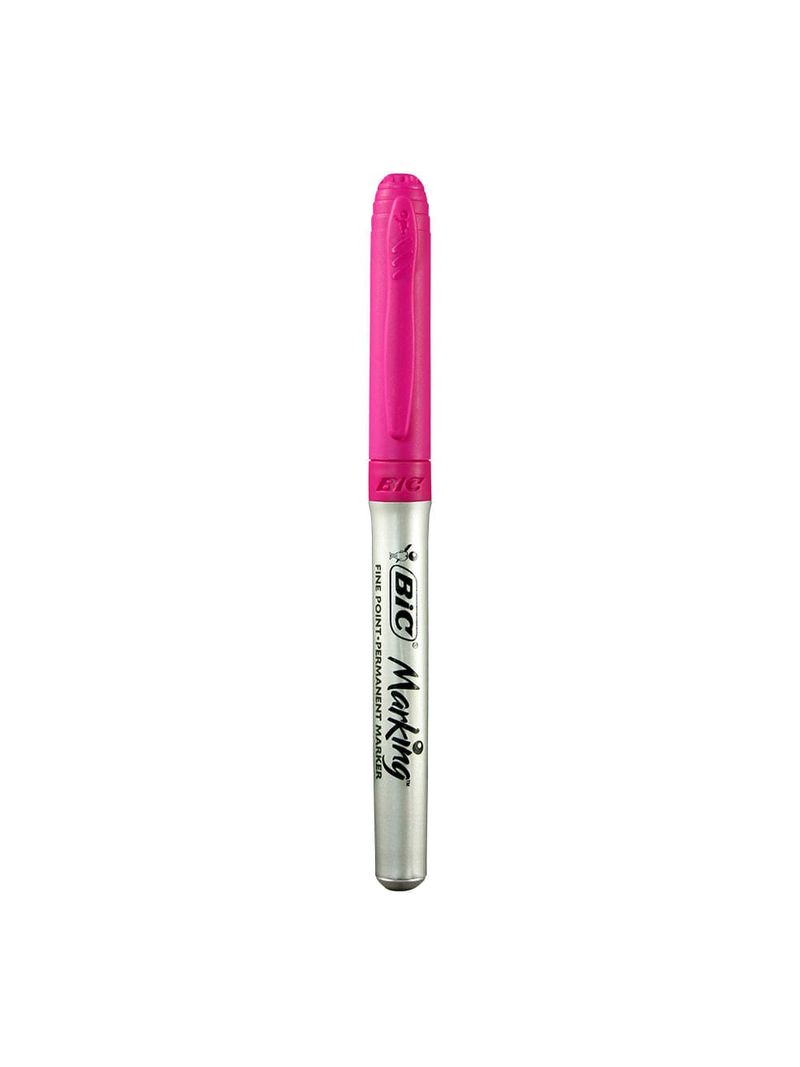 BiC Marcador permanente grip rosa