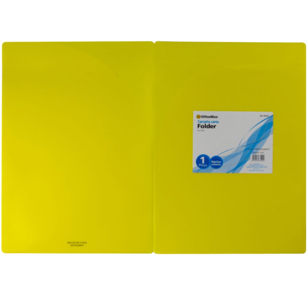 Folder de Polipropileno Varios Colores 4 Divisiones - Office Max
