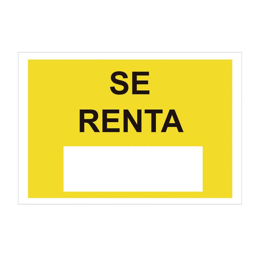 Señalización Se Renta 34x50 cm. Sigel | Señalización | OfficeMax ...