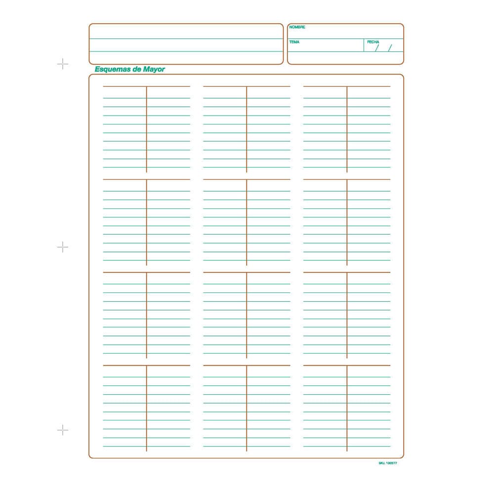 Esquema de Mayor OfficeMax Tamaño Carta 2 Bloc de 50 hojas c/u Formas ...