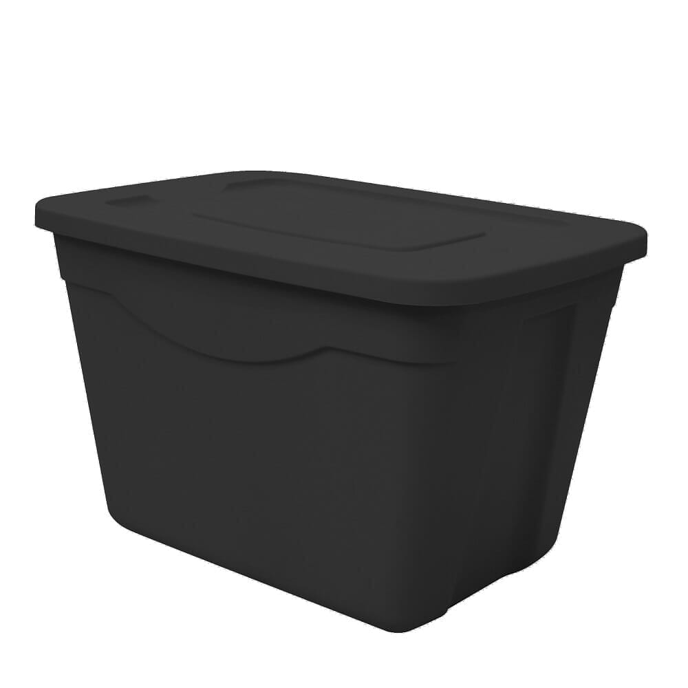 Caja Multiusos D Novo Santiago Negra 68 Lt | Cajas de Plástico - Office Max