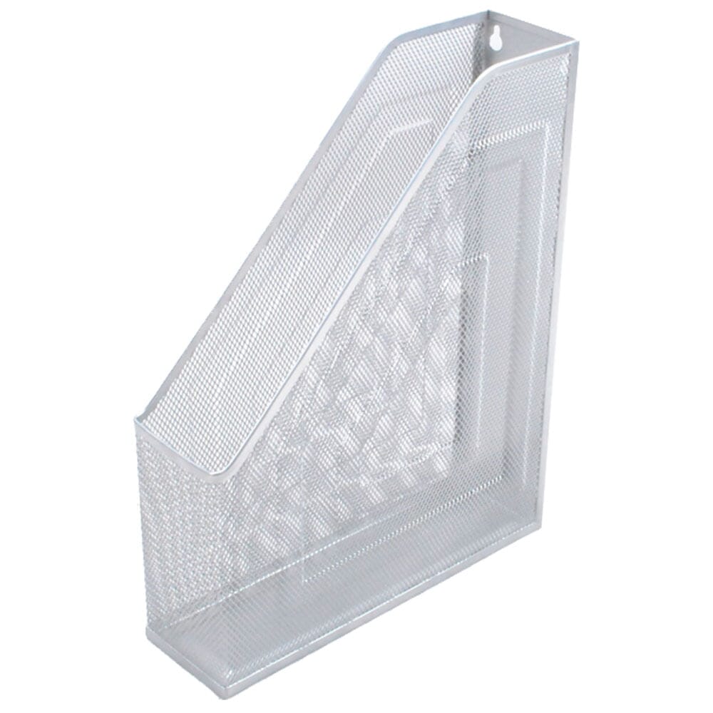 Revistero Mesh Gris - Office Max