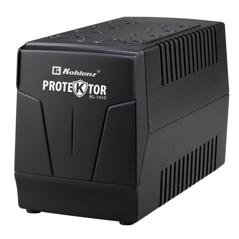 Regulador Koblenz RS-1410 8 Contactos Negro | Reguladores y Supresores ...