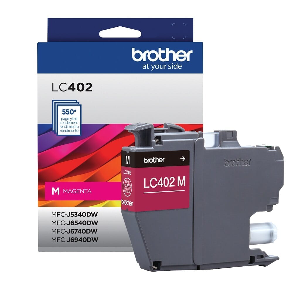 Cartucho Brother LC402MS Magenta | Original | Colores Nítidos - Office Max