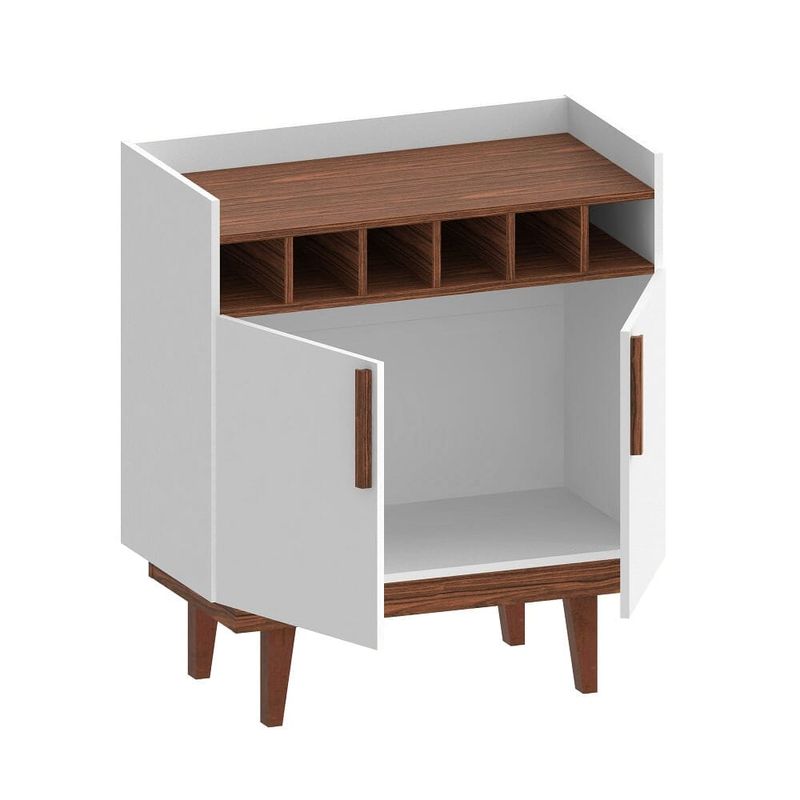 Bufetera Bar Alterego Easy Blanco con Nogal | Muebles | OfficeMax