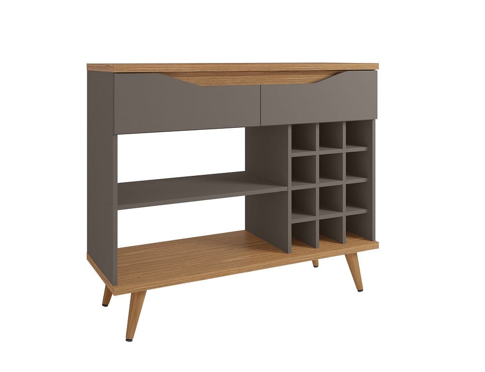 Bufetera Bar Alterego Grace Gris con Nogal | Muebles | OfficeMax