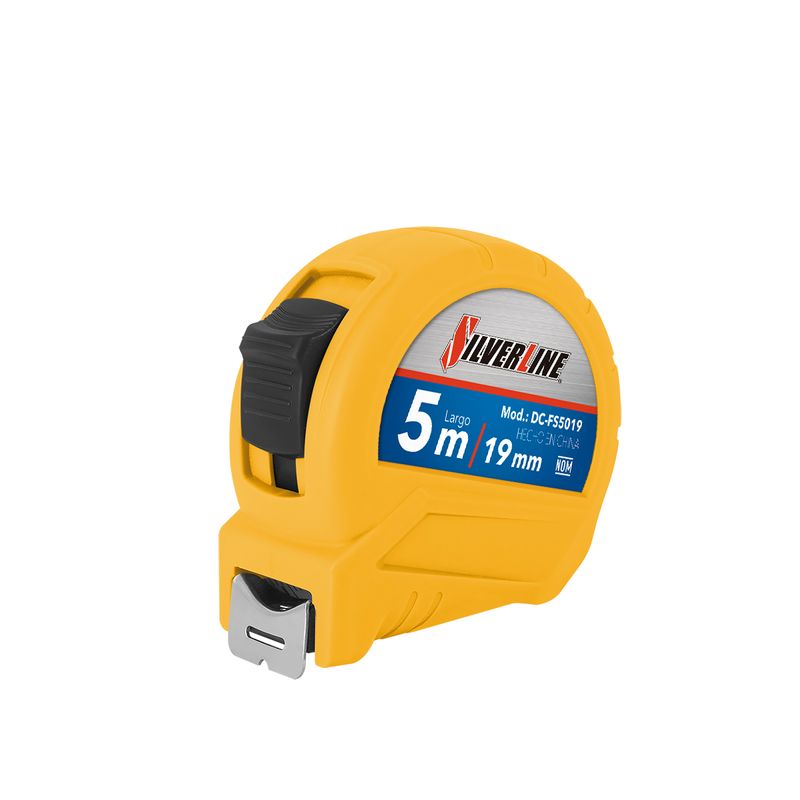 Flexómetro Silverline 5m x 19mm