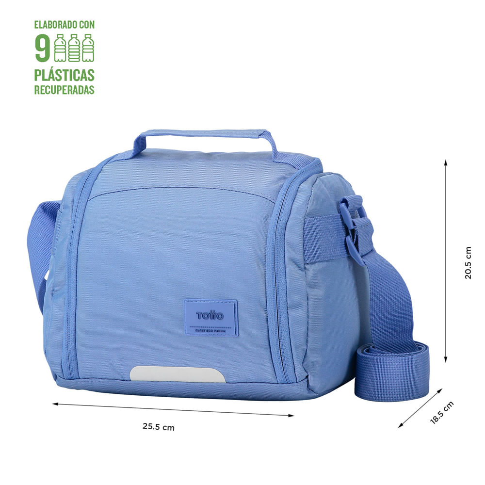 Lonchera Totto Grafito cornFlower blue Yatta | Loncheras | OfficeMax