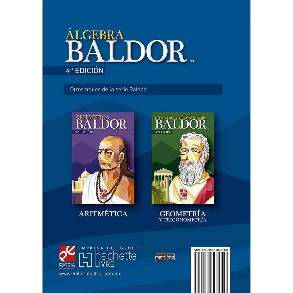 Álgebra Baldor 4ta Edición 2019 | Libros Escolares | OfficeMax - Office Max