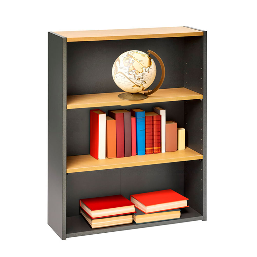 Librero 2 Repisas JasperJ Emerge 1200 | MDF | Multicolor - Office Max