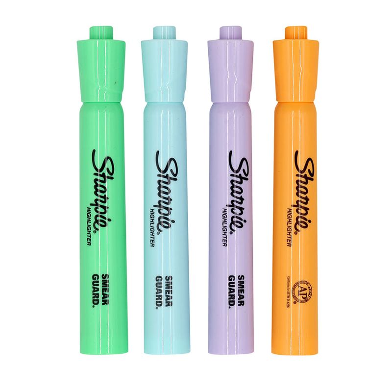 Marcatextos Sharpie Tank Pastel 4 piezas | Plumónes y Marcadores ...