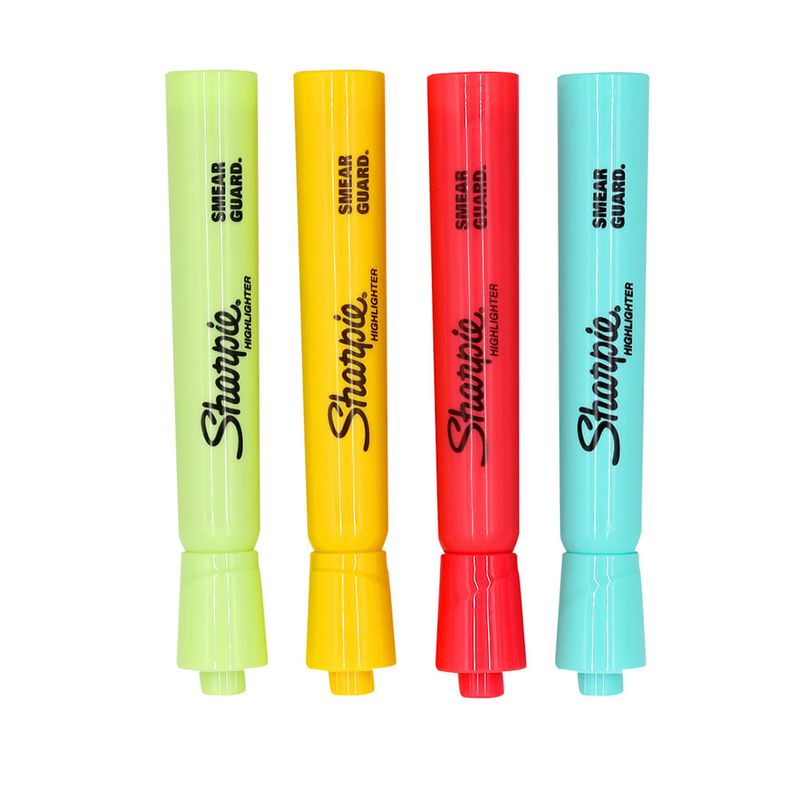 Marcatextos Sharpie Tank 4 piezas | Plumónes y Marcadores | OfficeMax