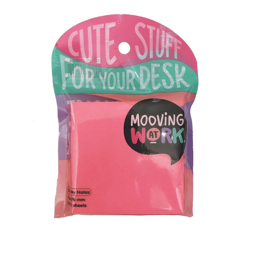 Notas Adhesivas Mooving Varios Colores 76x76mm 100 hojas 1 pieza ...