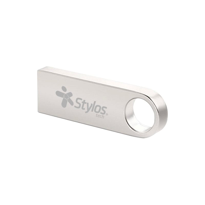 Memoria USB Stylos ST100 | 32GB | USB 2.0 | Metálica - Office Max