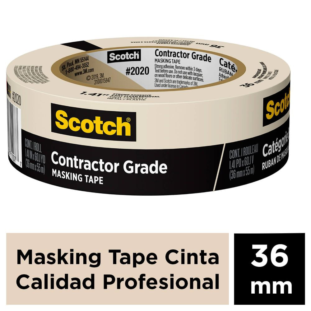 Masking Tape Scotch 2020 36mm x 55m | Cintas Adhesivas | OfficeMax ...