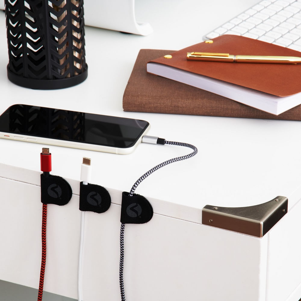 Sujeta Cables Velcro Negro 5 piezas | Velcro | OfficeMax - Office Max