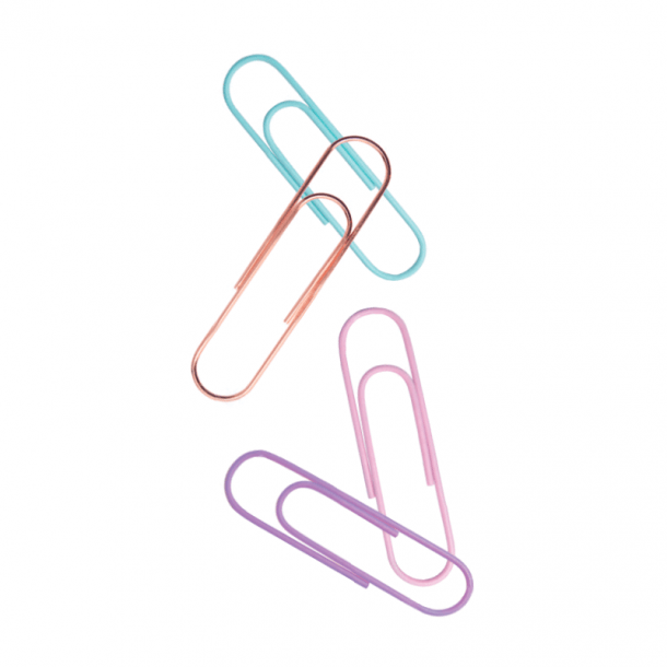 Clips Mooving Pastel 33mm 60 piezas | Clips y Sujetadocumentos ...