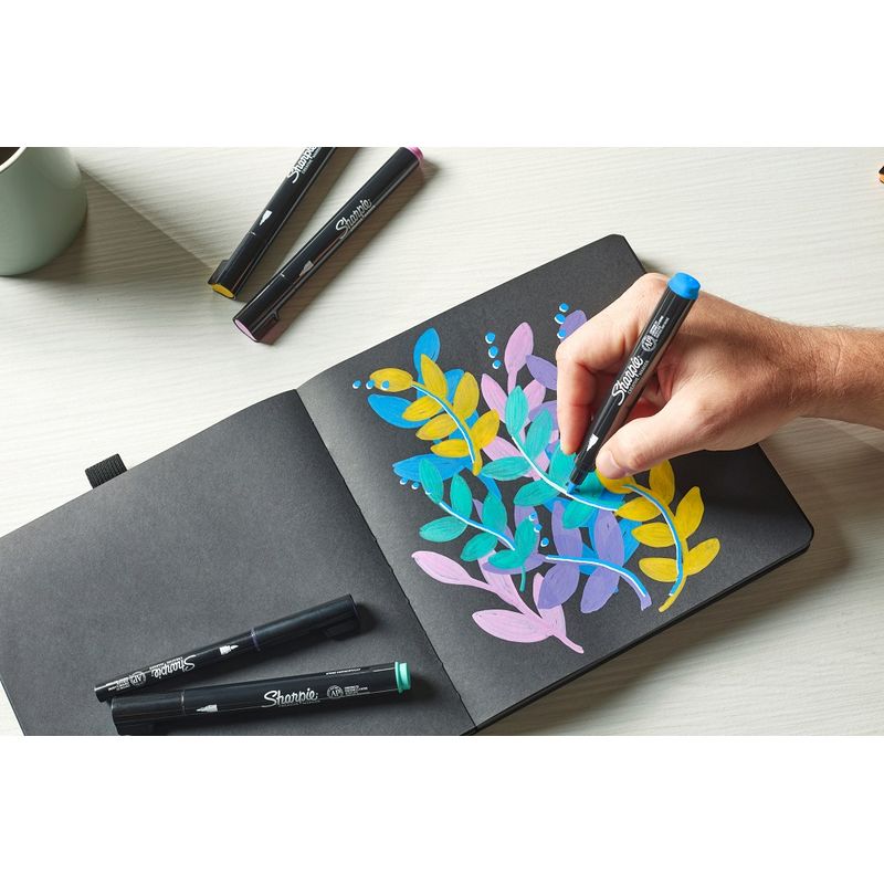 Marcadores Sharpie Acrílico Punta Bala 5 piezas | Plumones y Marcadores ...