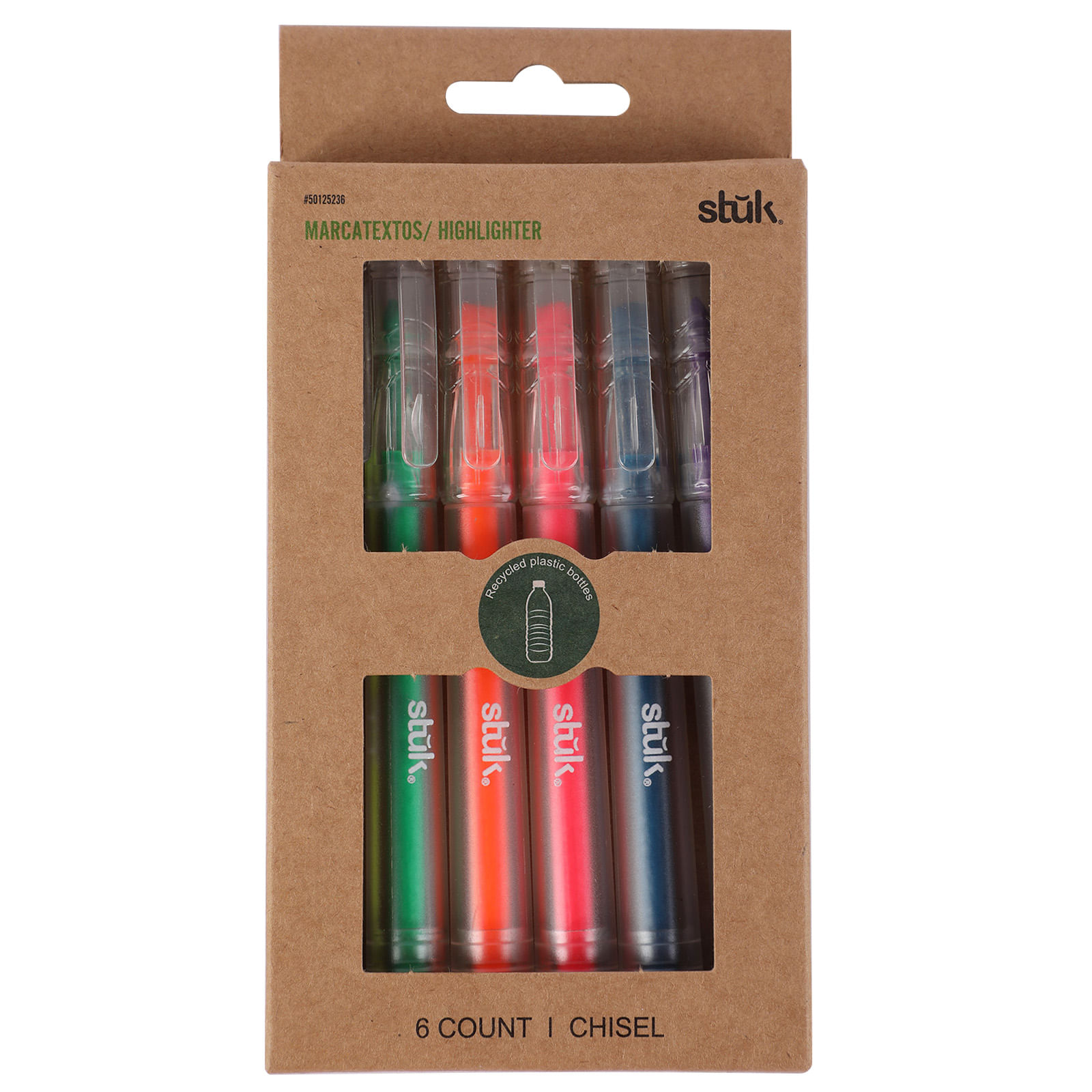 Marcatextos Stuk Punta Cincel 6 piezas | Marcatextos | OfficeMax ...