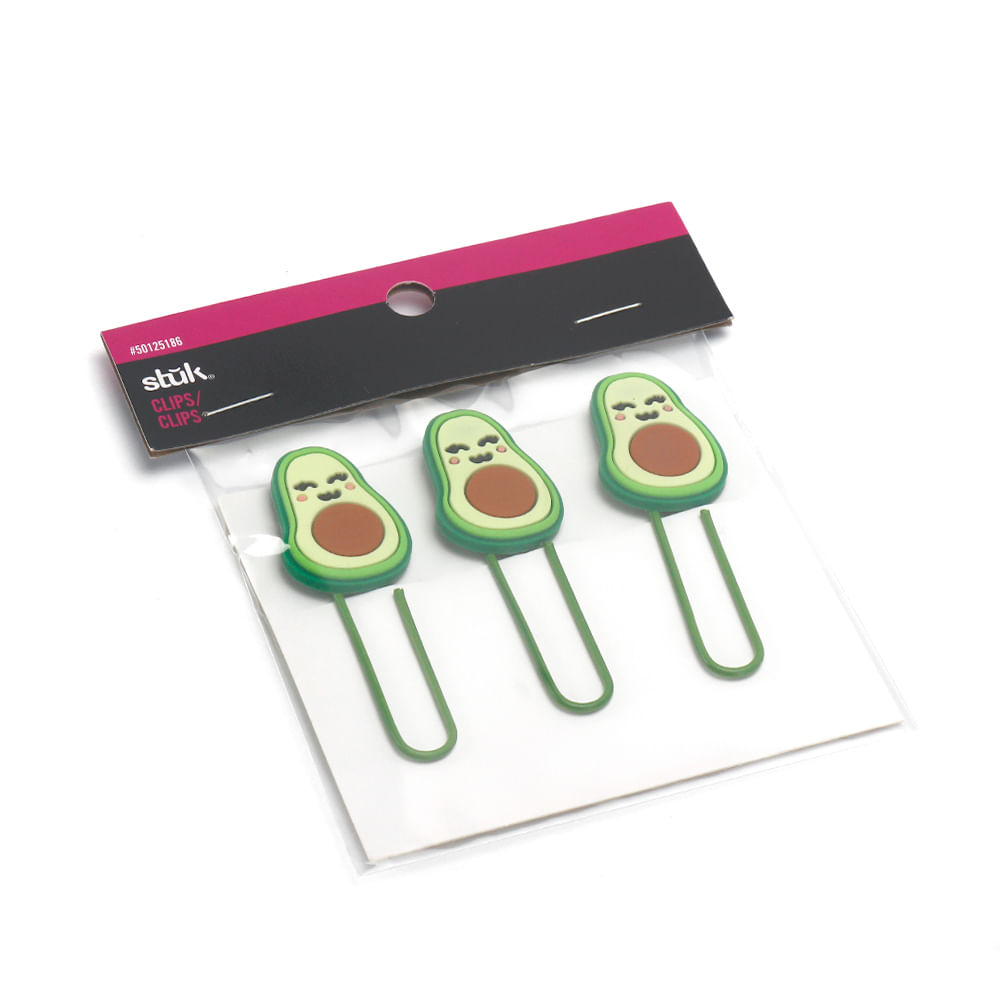 Clips Stuk Aguacate | Clips y Sujetadocumentos | OfficeMax - Office Max