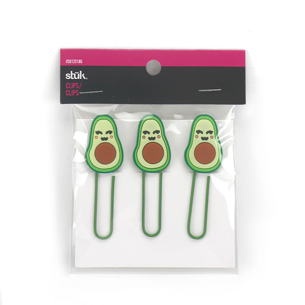 Clips Stuk Aguacate | Clips y Sujetadocumentos | OfficeMax - Office Max