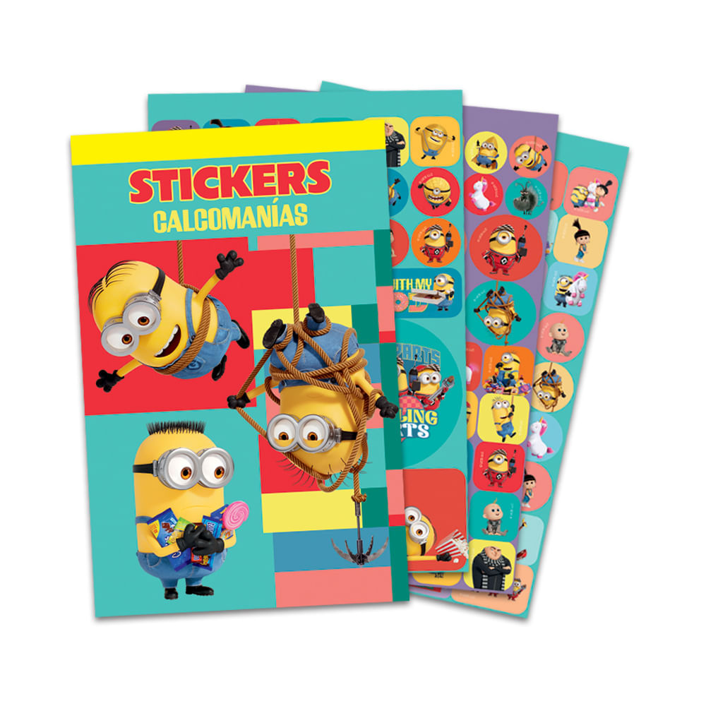 Bloc de Stickers Granmark Mi Villano Favorito 4 | Stickers | OfficeMax
