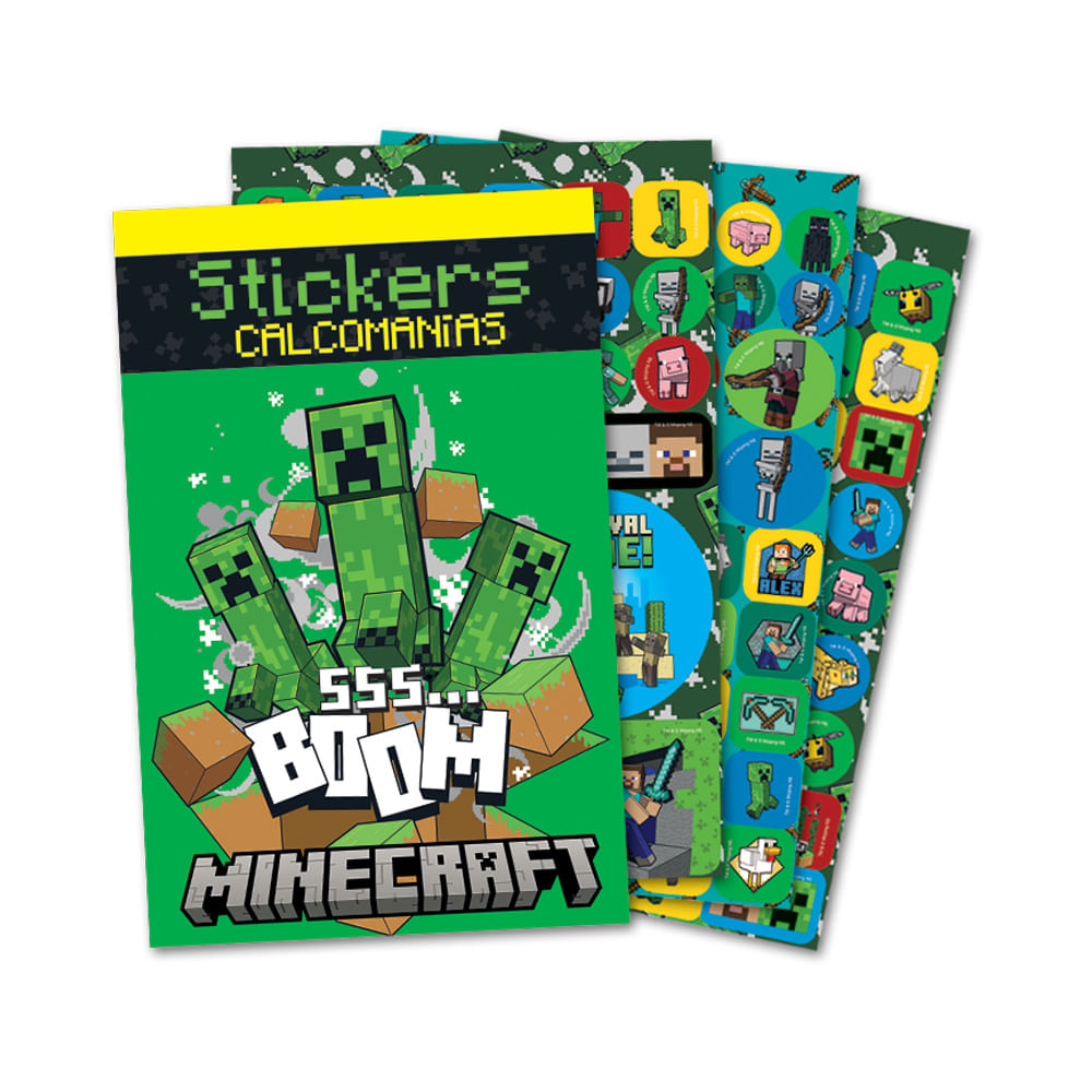 Bloc de Stickers Granmark Minecraft | Stickers | OfficeMax - Office Max