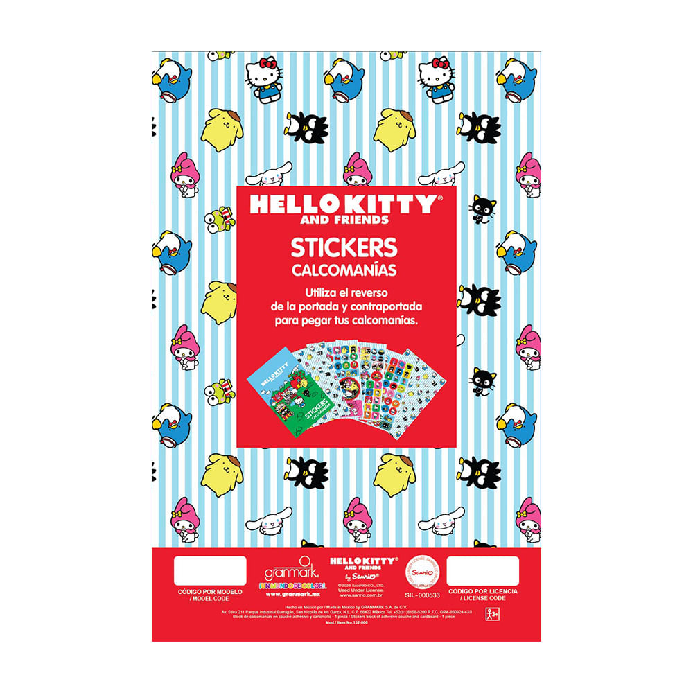 Bloc de Stickers Granmark Kitty and Friends | Stickers | OfficeMax ...