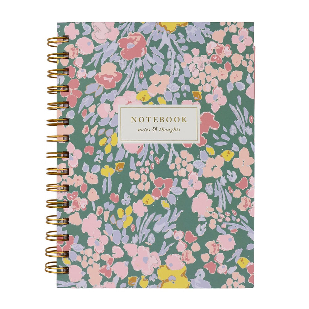 Libreta Rayada Stuk Flores 96 hojas | OfficeMax