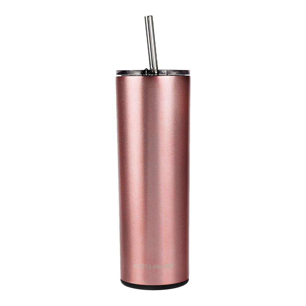 Termo Iceshaker Skinny Rose Gold 591ml | Herméticos | OfficeMax ...