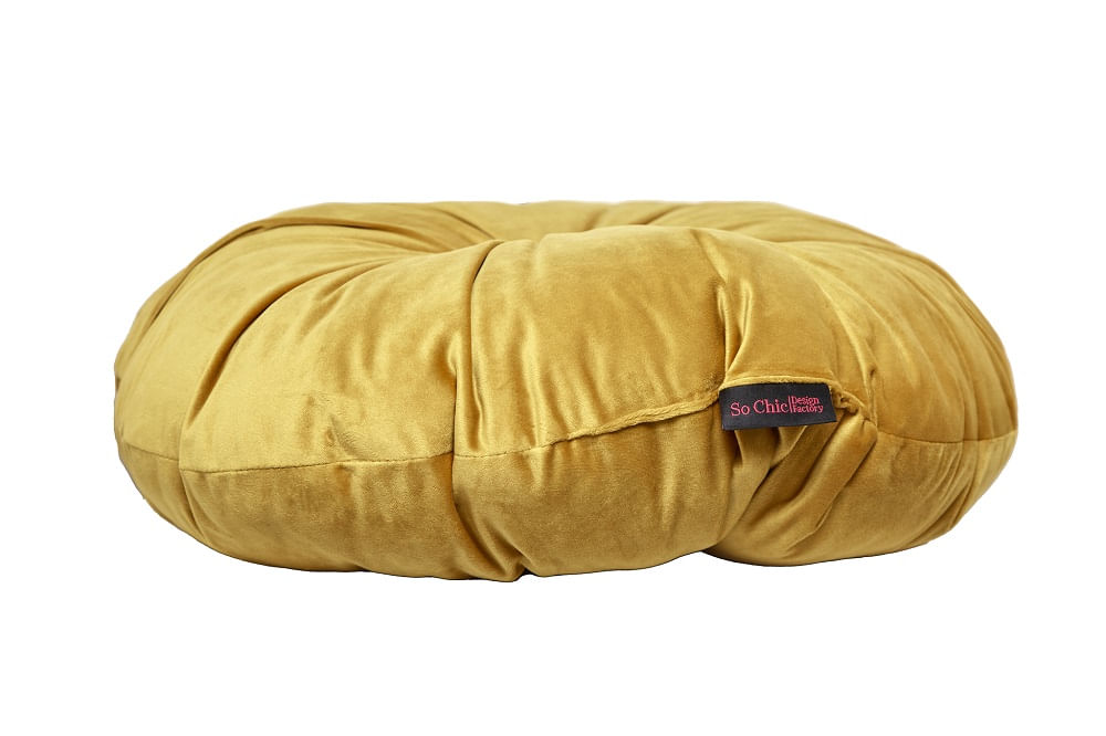 Cojín Circular Alterego Stix 50 Amarillo | Muebles de Estancia ...