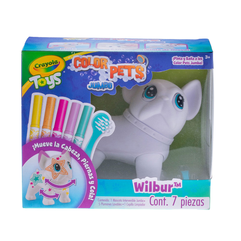 Color Pets Crayola Perro Wilbur Jumbo 7 piezas | OfficeMax