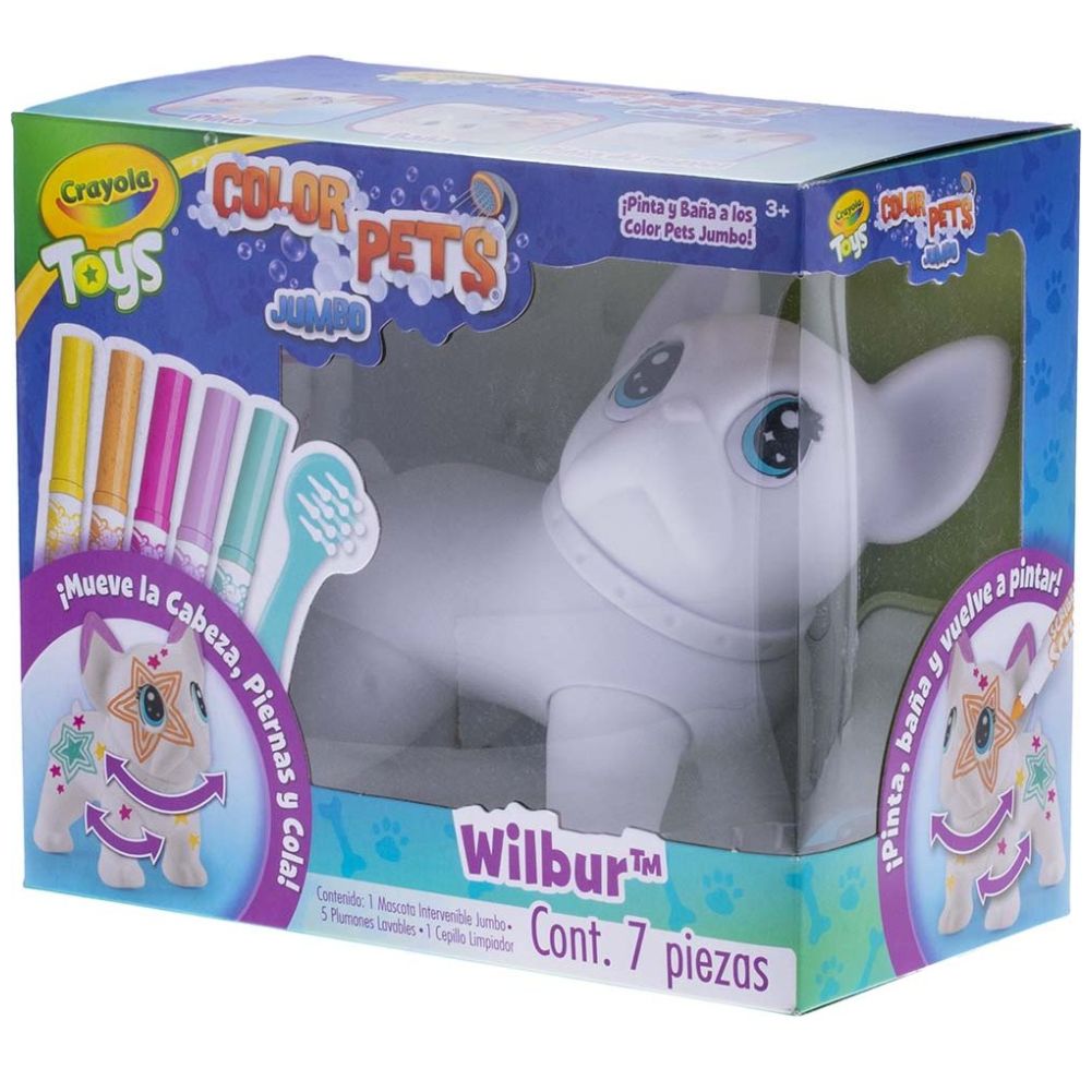 Color Pets Crayola Perro Wilbur Jumbo 7 piezas | OfficeMax