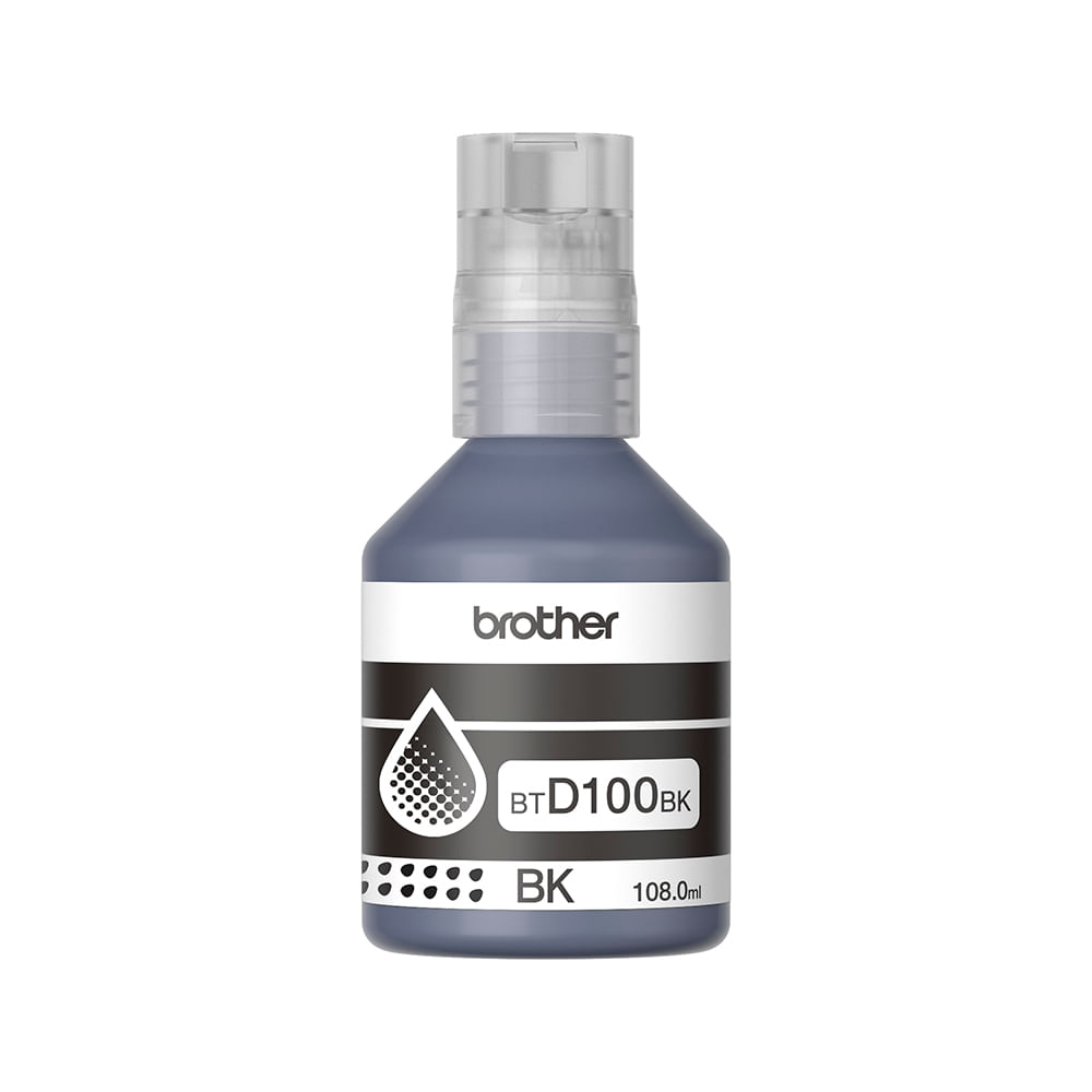 Tinta Brother BTD100BK Negra | Botella Original | Duradera - Office Max