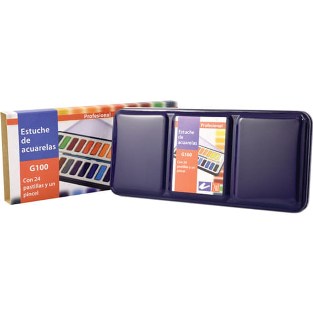 Pinturas Acuarela Atl Pincel y 24 Pastillas | Pinturas | OfficeMax ...