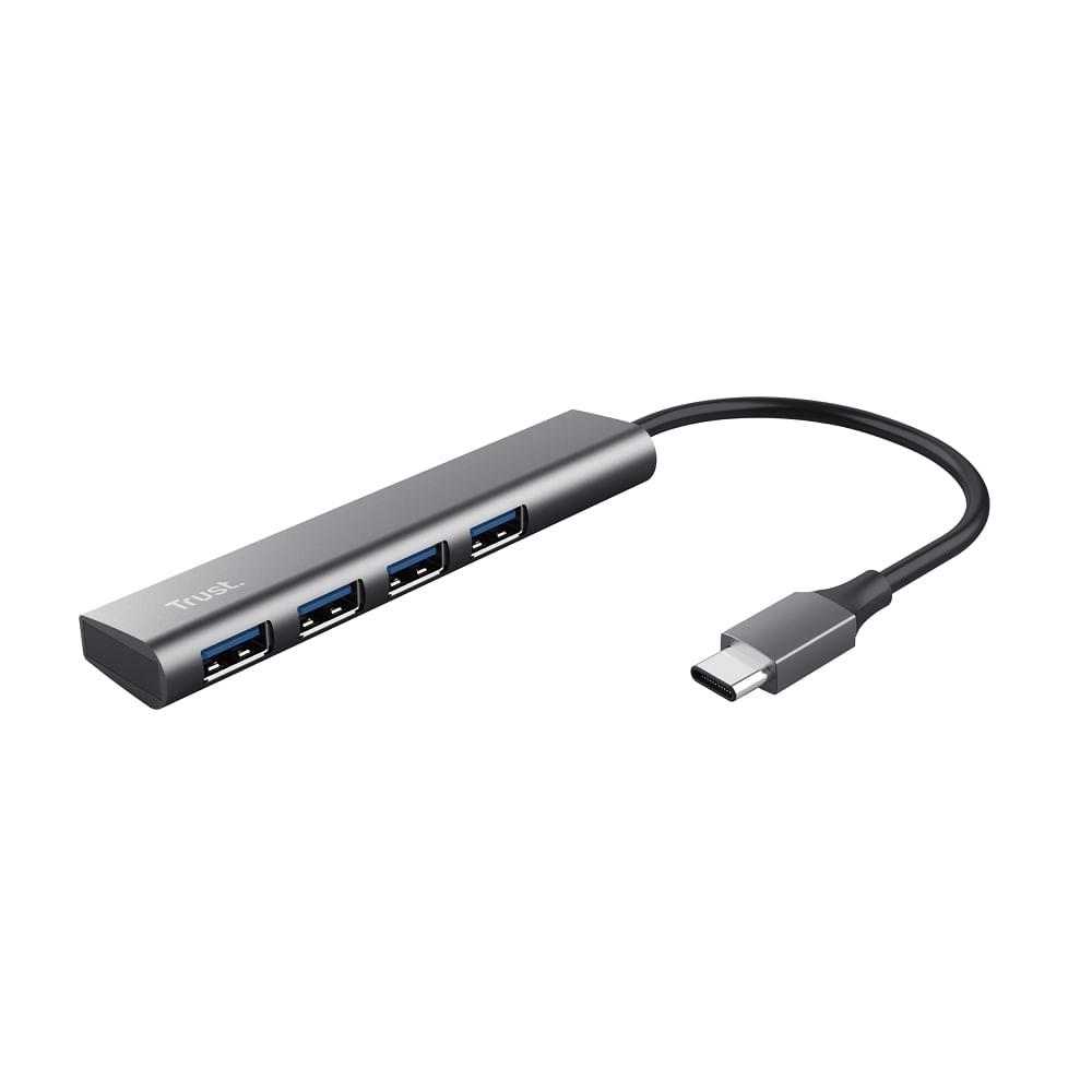 HUB Multipuertos USB-C Trust Halyx 4 Puertos | Hubs | OfficeMax ...